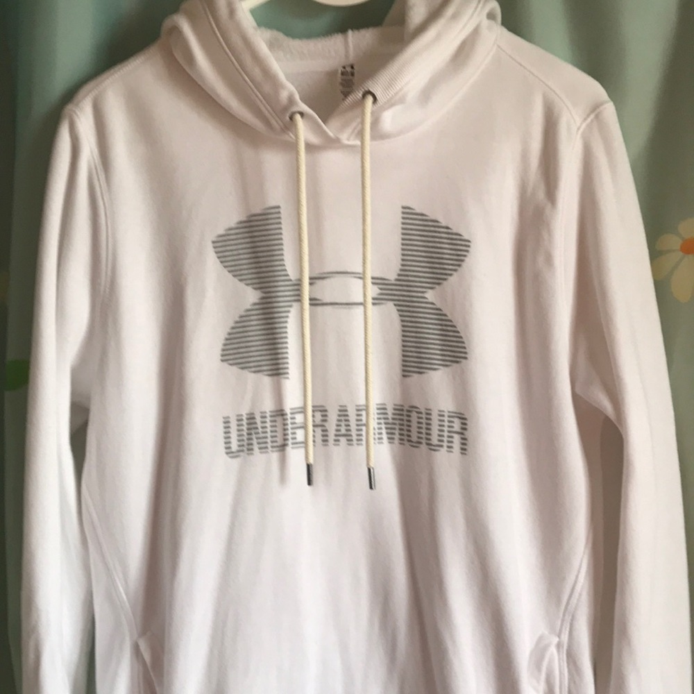 White Under Armour Hoodie